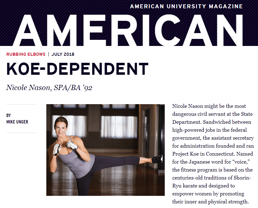 In the News – Nicole Nason